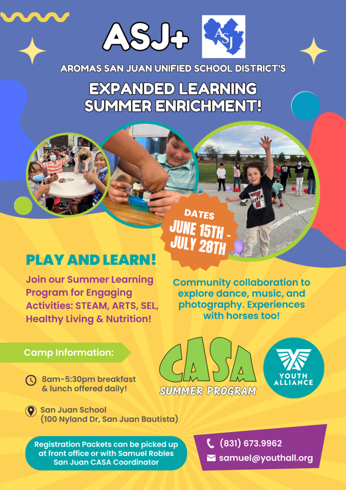 ASJUSD + Summer Enrichment Program | Mi Escuelita Pre-K
